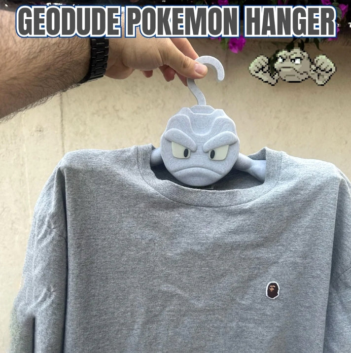 CZTICLE® Funny Pocket Geodude Eco Hanger D01 – Dropkg