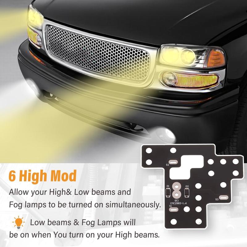 🔥Last Day 49% OFF - 🚗6 High Mod for Fog Lights&Low Beams&High Beams ...