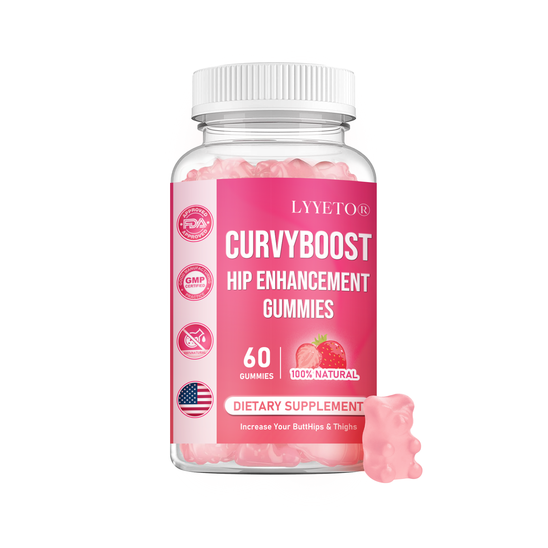 Lyyeto® CurvyBoost Hip Enhancement Gummies⭐ – Dropkg
